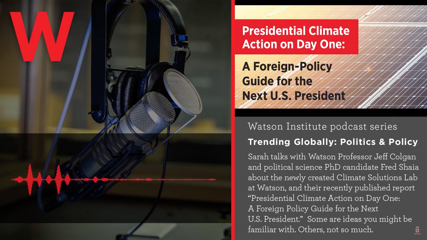 New Brown Climate Solutions Lab calls for executive action on climate ...